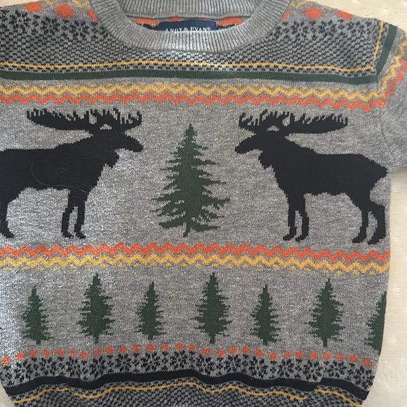 Andy & Evan | Shirts & Tops | Newandy Evan Moose Ssweater | Poshmark